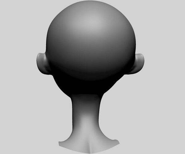 ArtStation - Cartoon Head Basemesh | Resources