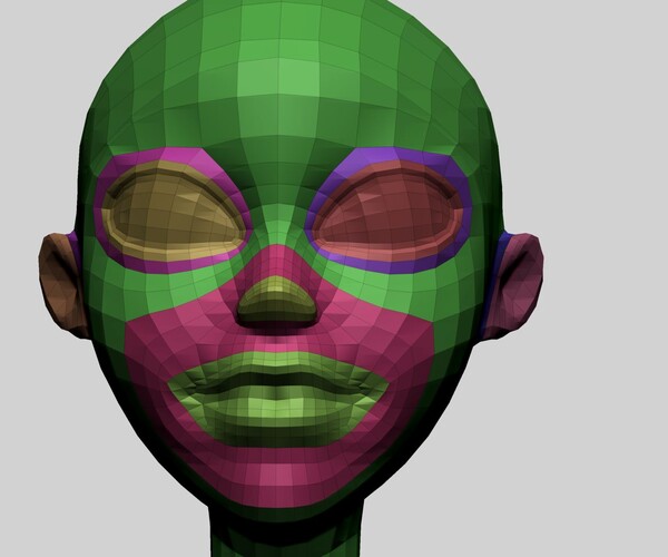 ArtStation - Cartoon Head Basemesh | Resources