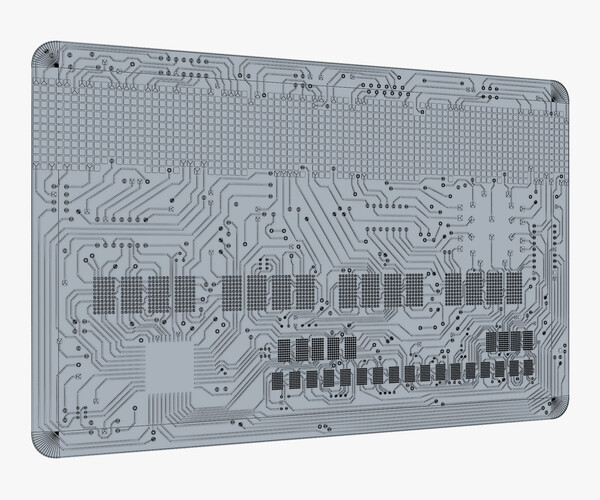 ArtStation - Electronic Circuit Bank Card v 2 | Resources