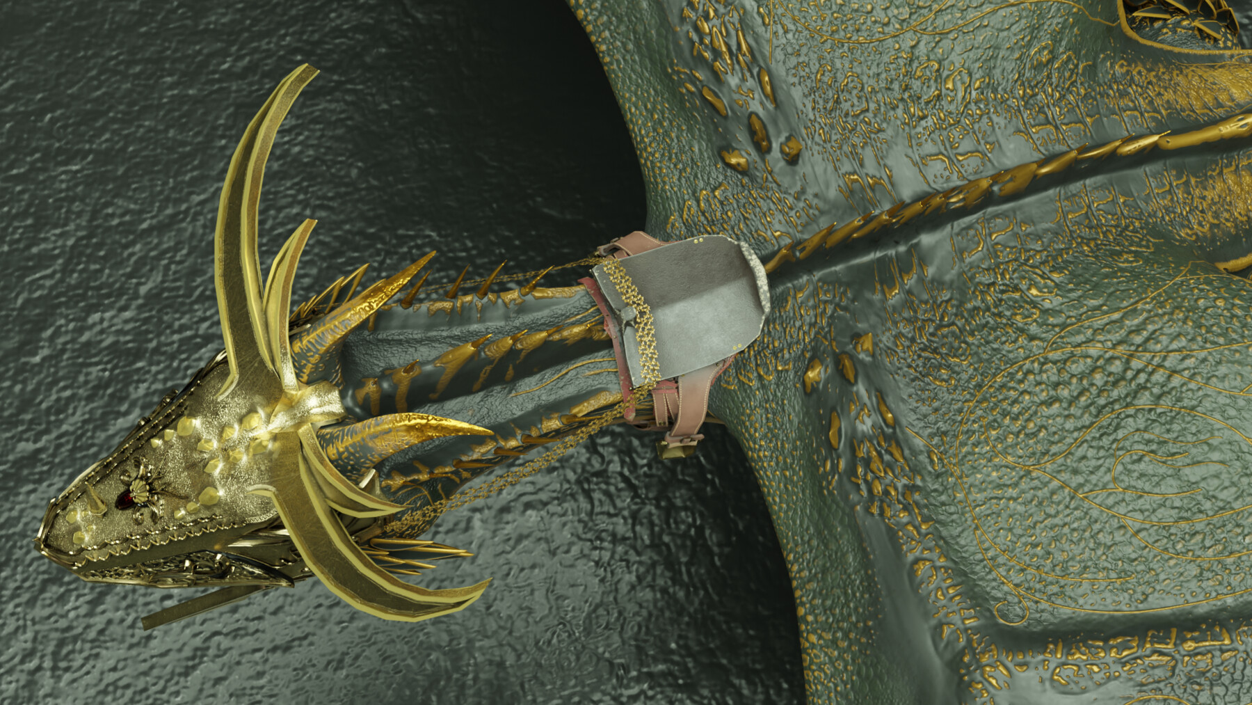 ArtStation - Armored Dragon | Game Assets