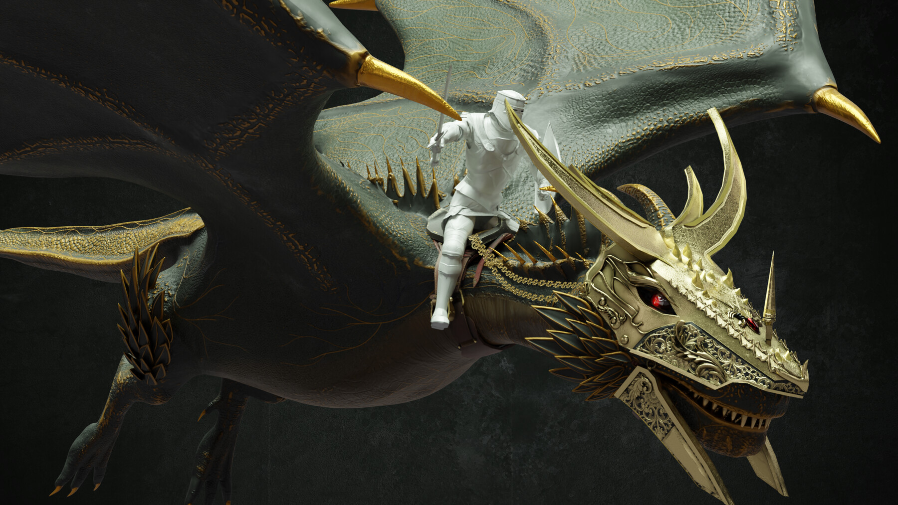 ArtStation - Armored Dragon | Game Assets