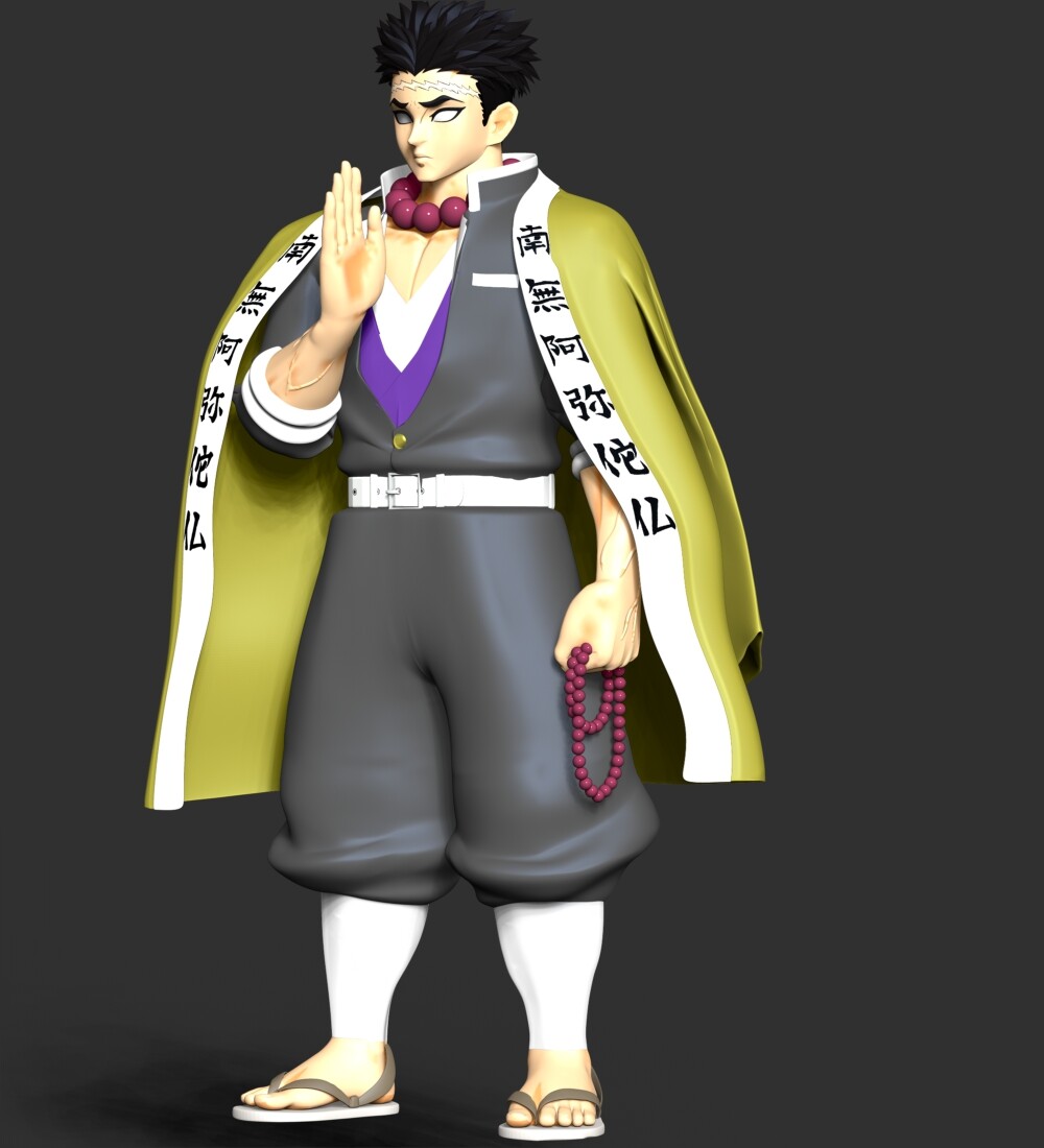 ArtStation - Gyomei Himejima - Demon Slayer | Resources