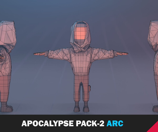 ArtStation - Apocalypse Archer Pack | Game Assets