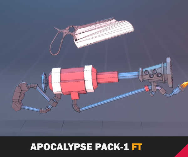 ArtStation - Apocalypse Flame Thrower | Game Assets