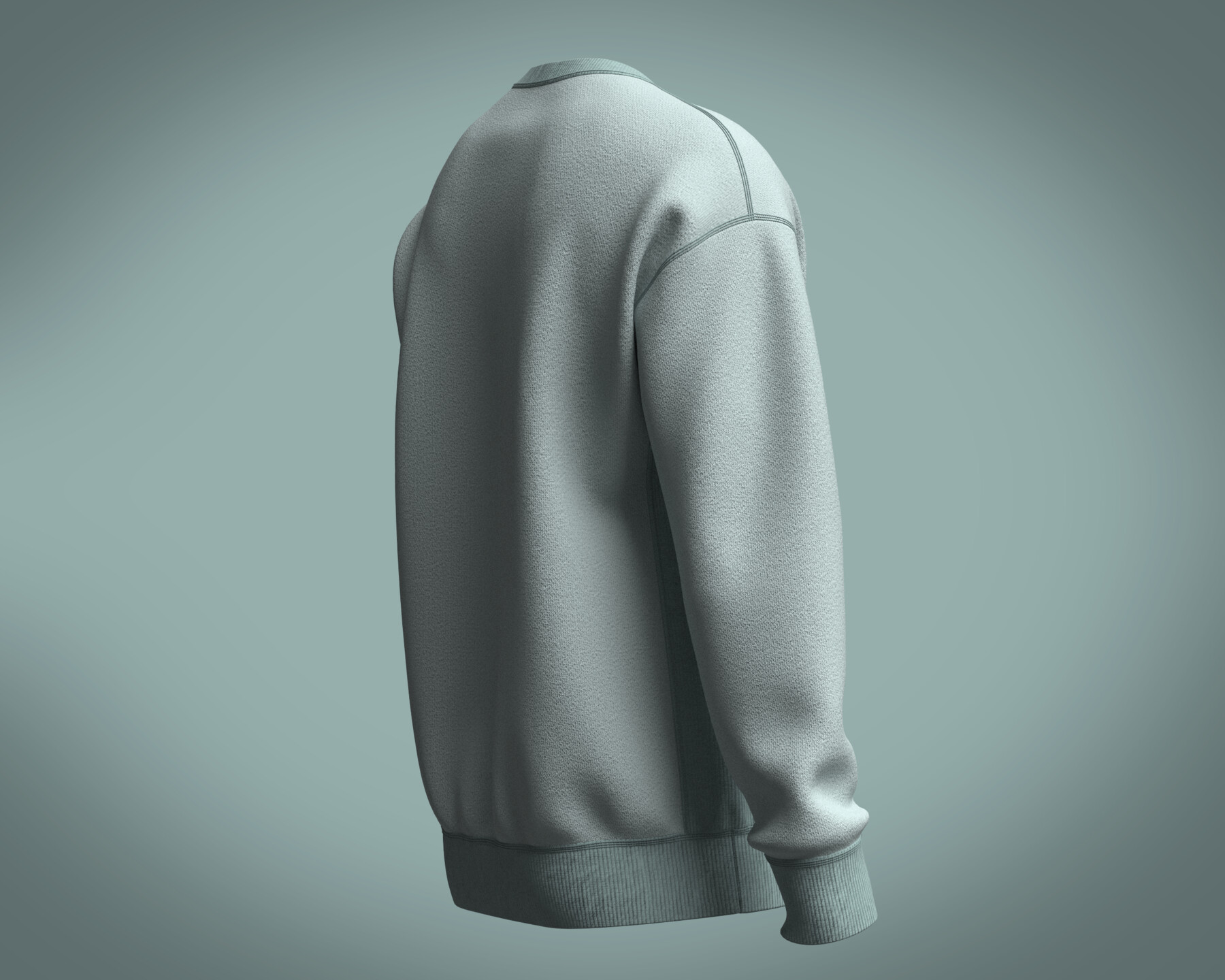 ArtStation - Contrast Ribbed Sweatshirt | Resources