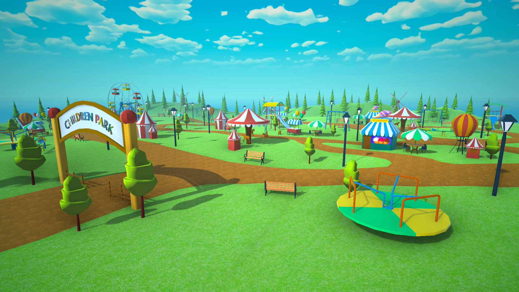 ArtStation - Cartoon Park | Game Assets