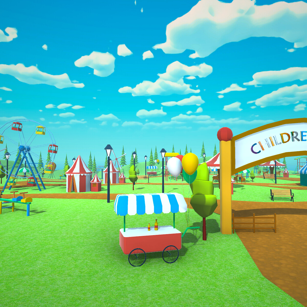 ArtStation - Cartoon Park | Game Assets