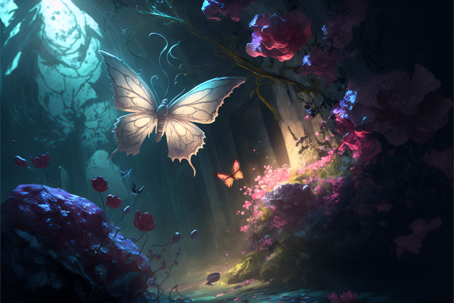 ArtStation - Enchanted Oasis: Exploring Nature's Splendor in a Hidden ...