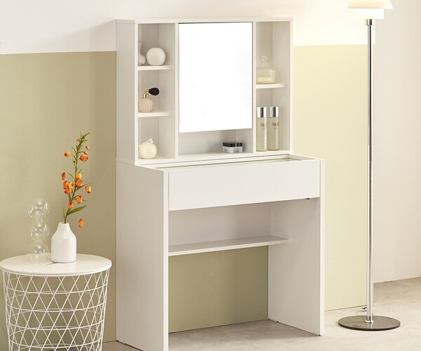 ArtStation - Emily 600 multi-storage mini dressing table | Resources