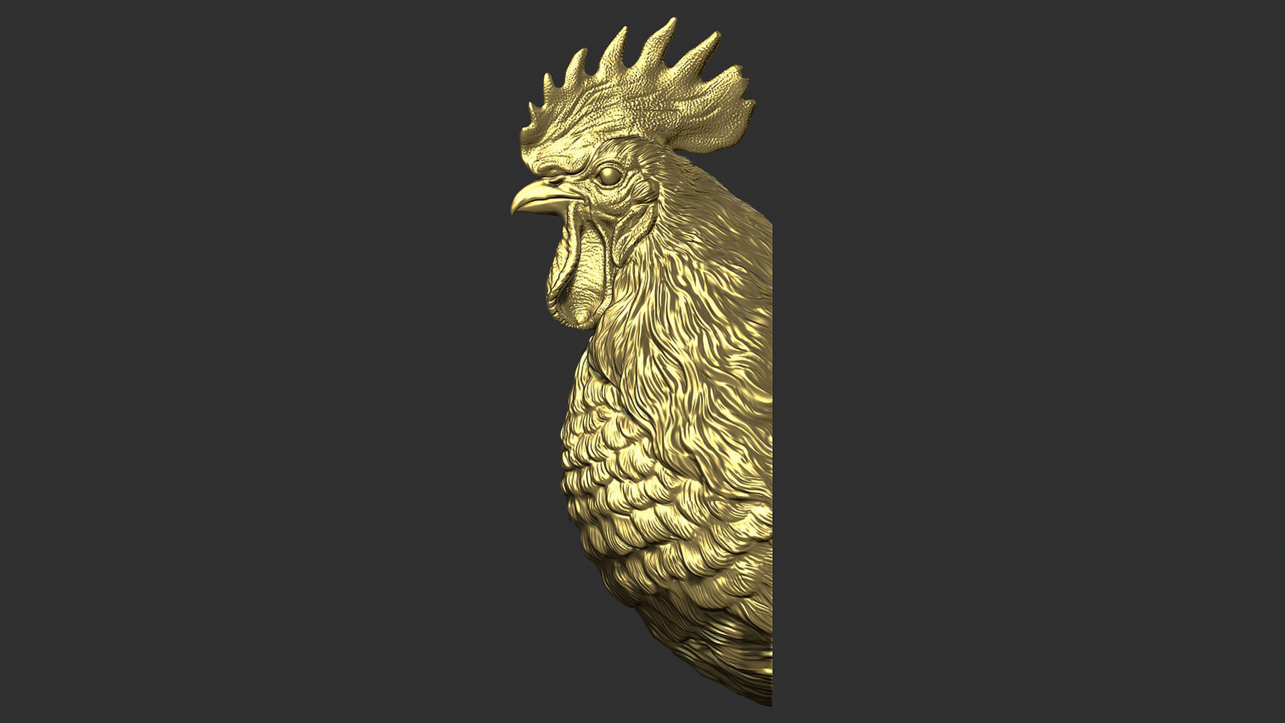 ArtStation - Rooster bust | Resources