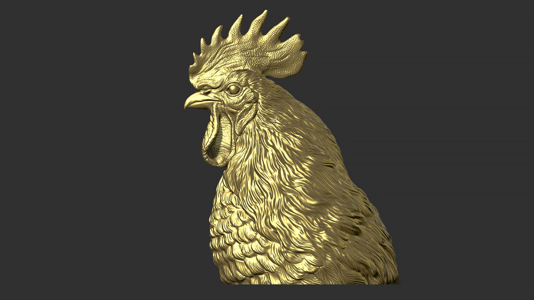 ArtStation - Rooster bust | Resources