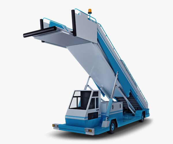 ArtStation - Passenger Boarding Stairs Car v 1 | Resources