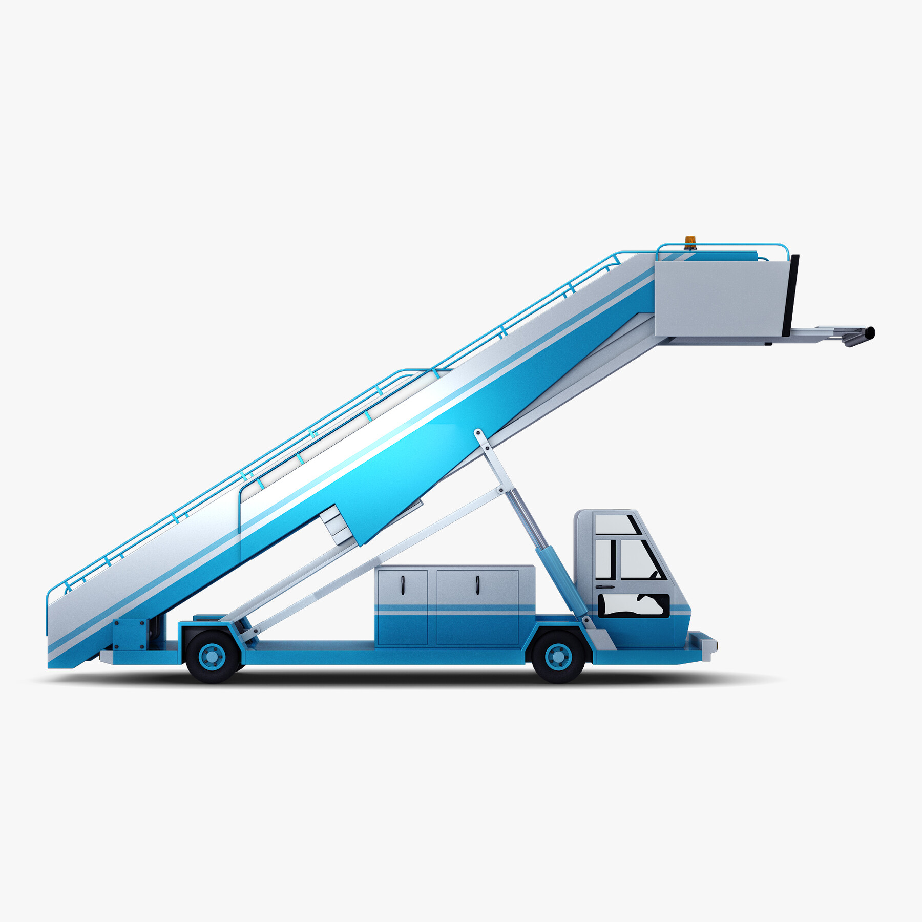 ArtStation - Passenger Boarding Stairs Car v 1 | Resources