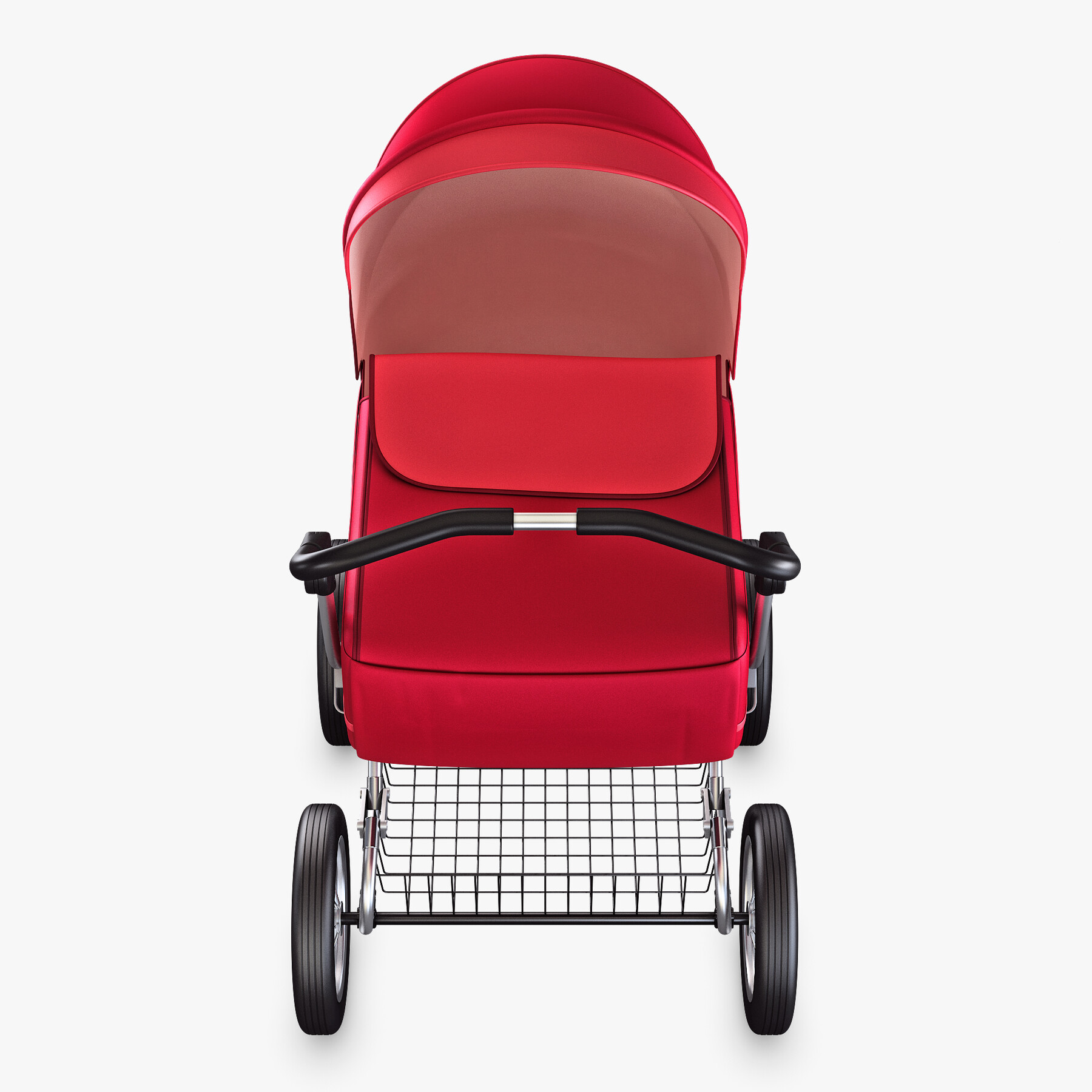 ArtStation - Baby Stroller Red v 1 | Resources