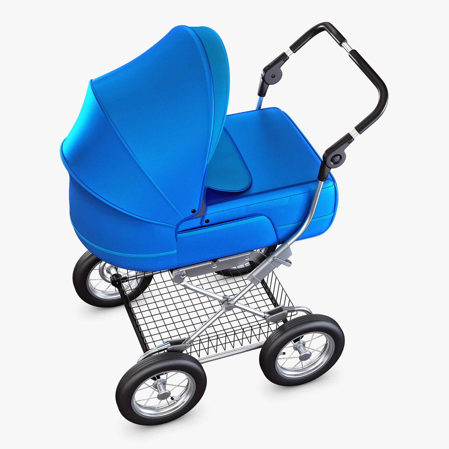 ArtStation - Baby Stroller Blue v 1 | Resources