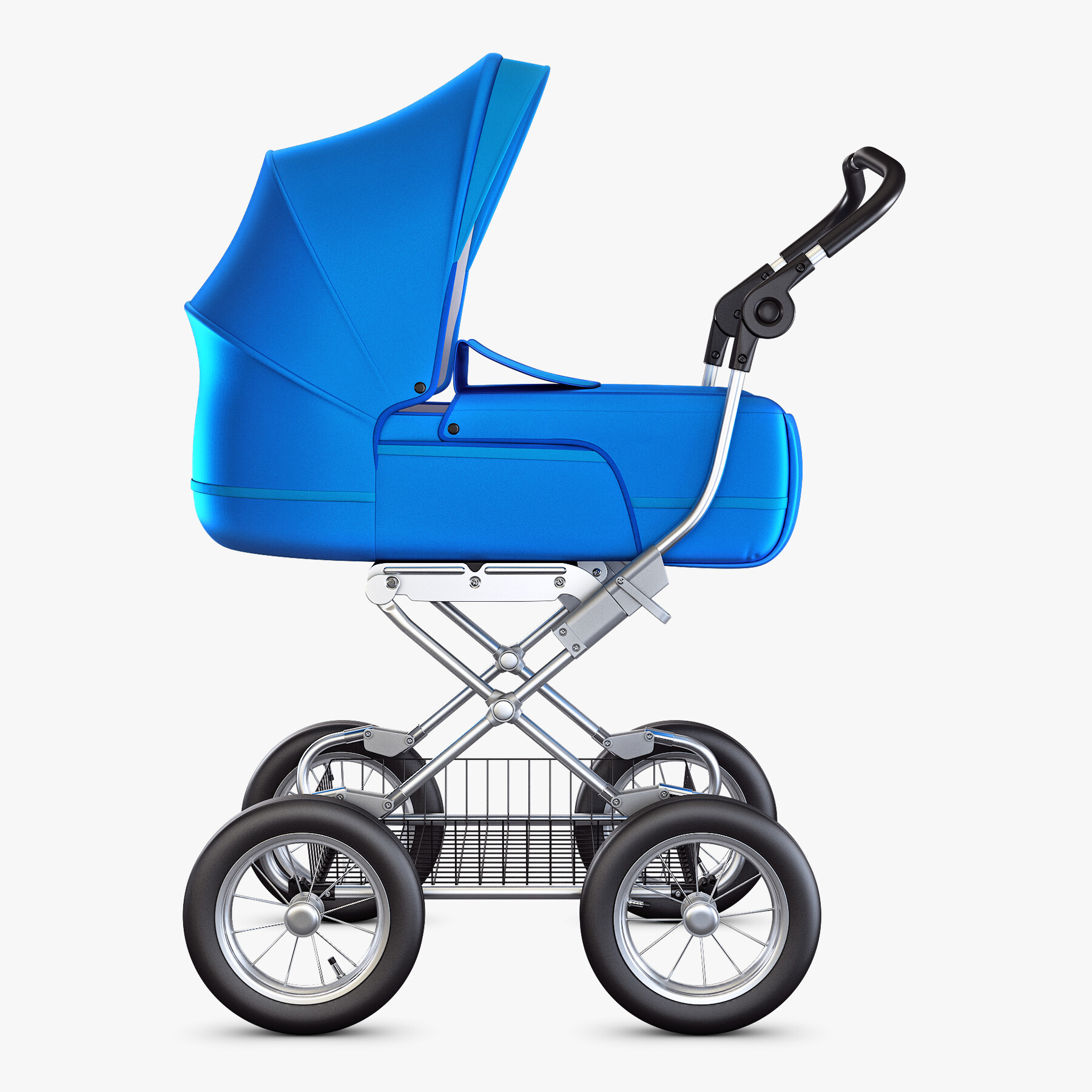 ArtStation - Baby Stroller Blue v 1 | Resources