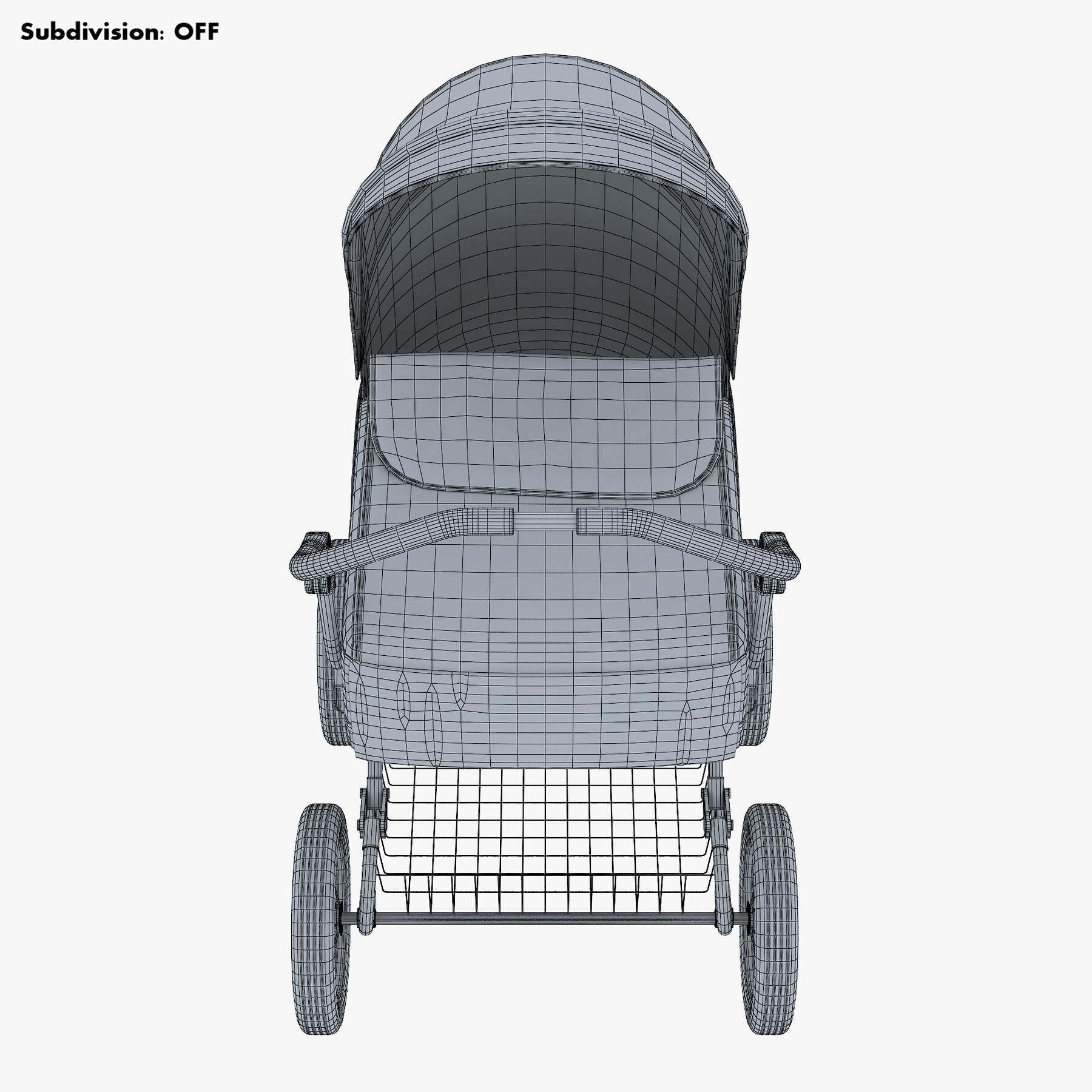 ArtStation - Baby Stroller Blue v 1 | Resources