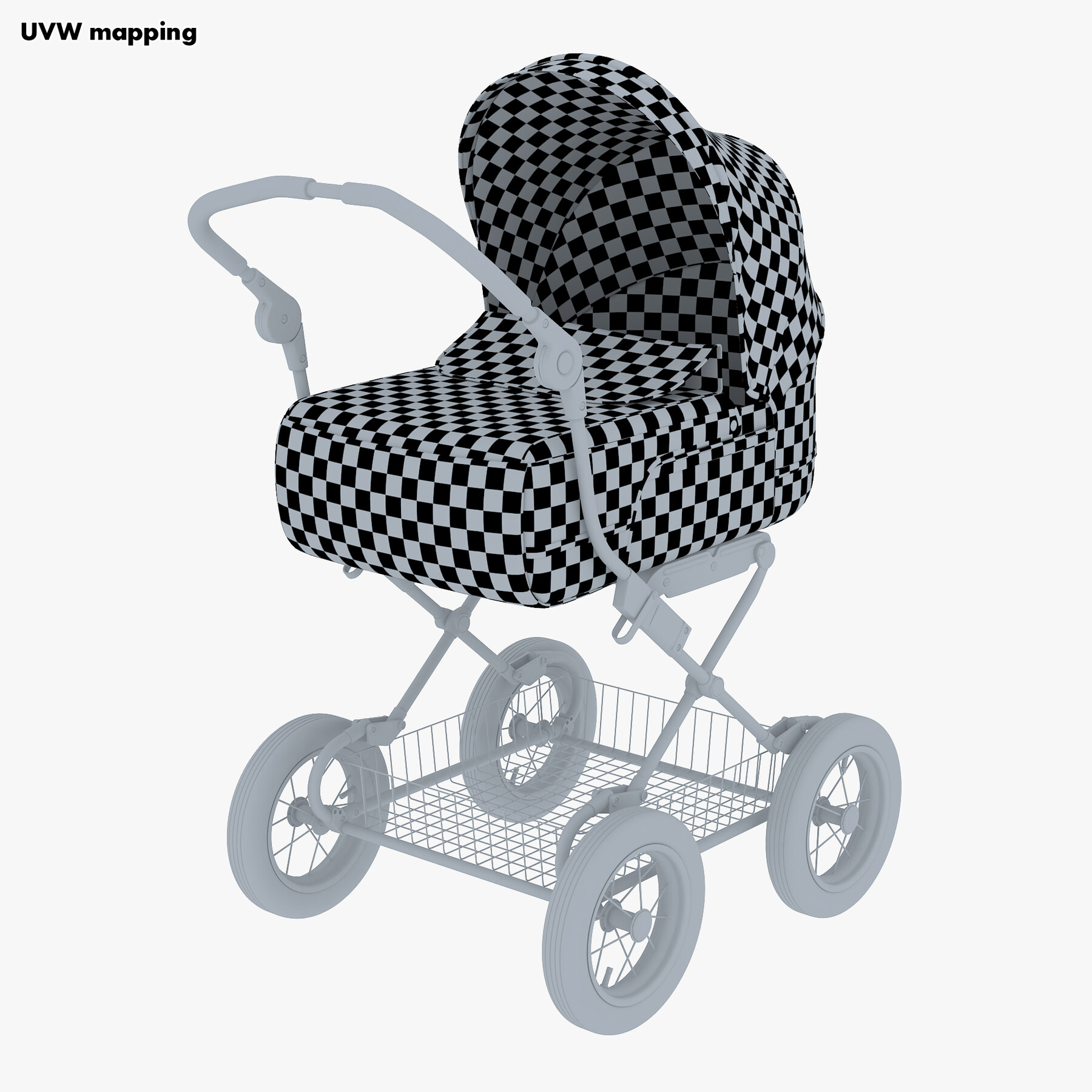 ArtStation - Baby Stroller Blue v 1 | Resources