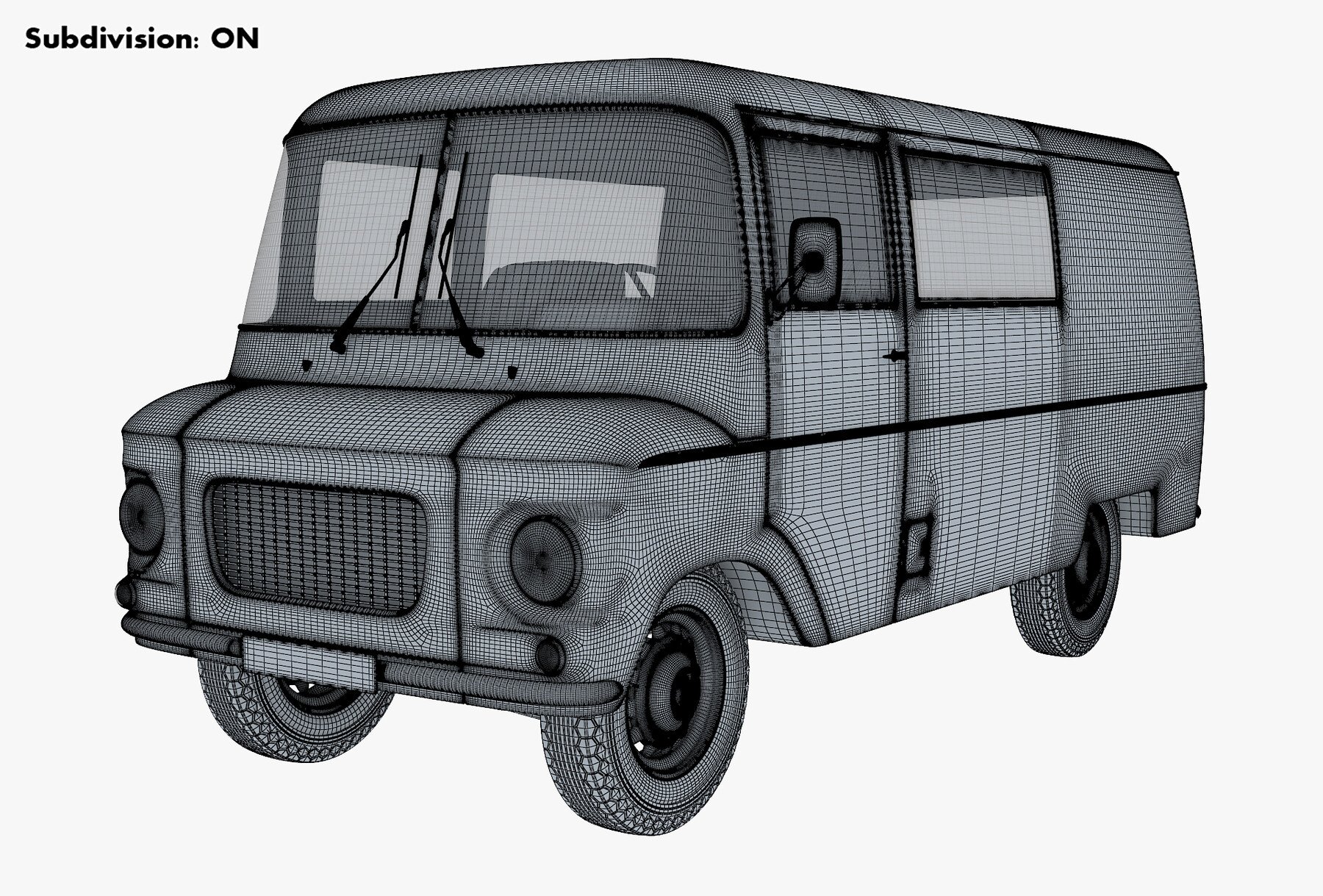 ArtStation - Generic Retro Cargo Van v 1 | Resources
