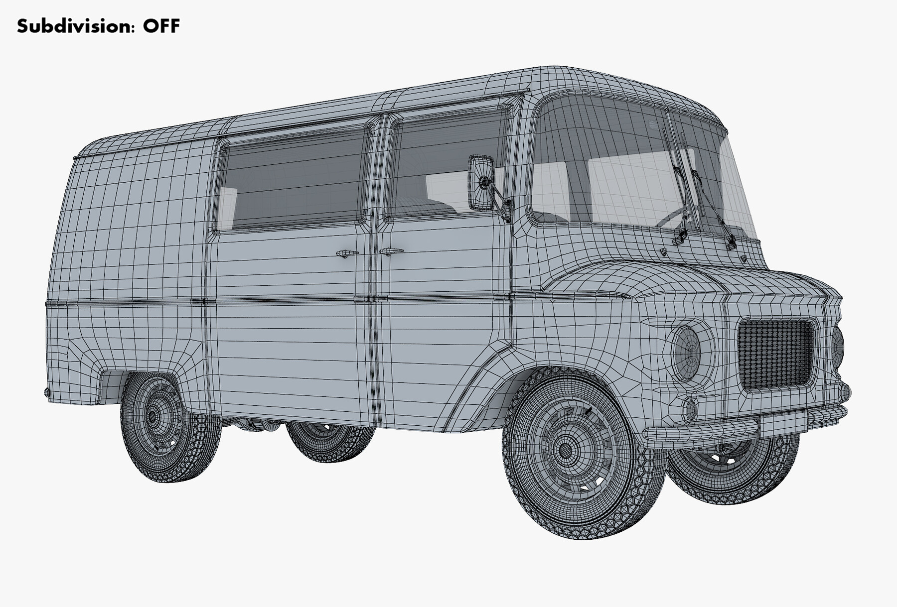 ArtStation - Generic Retro Cargo Van v 1 | Resources
