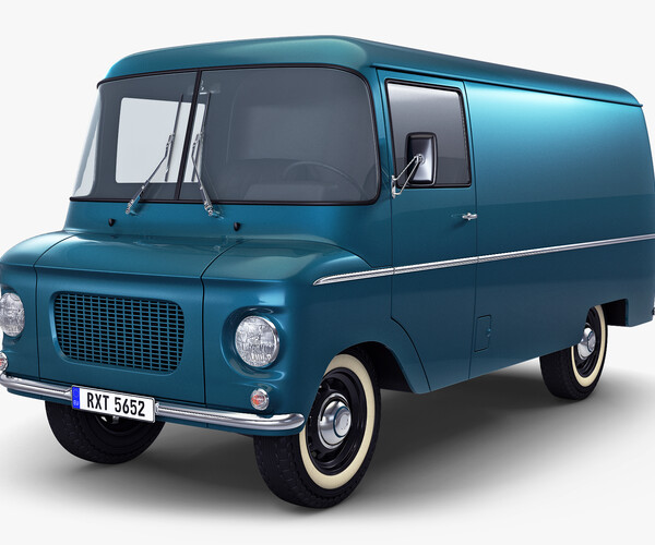 ArtStation - Generic Retro Cargo Van v 2 | Resources