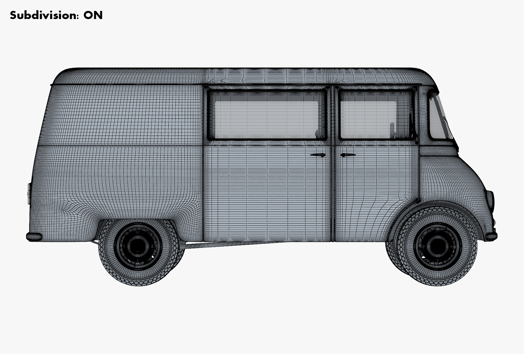 ArtStation - Generic Retro Cargo Van v 3 | Resources