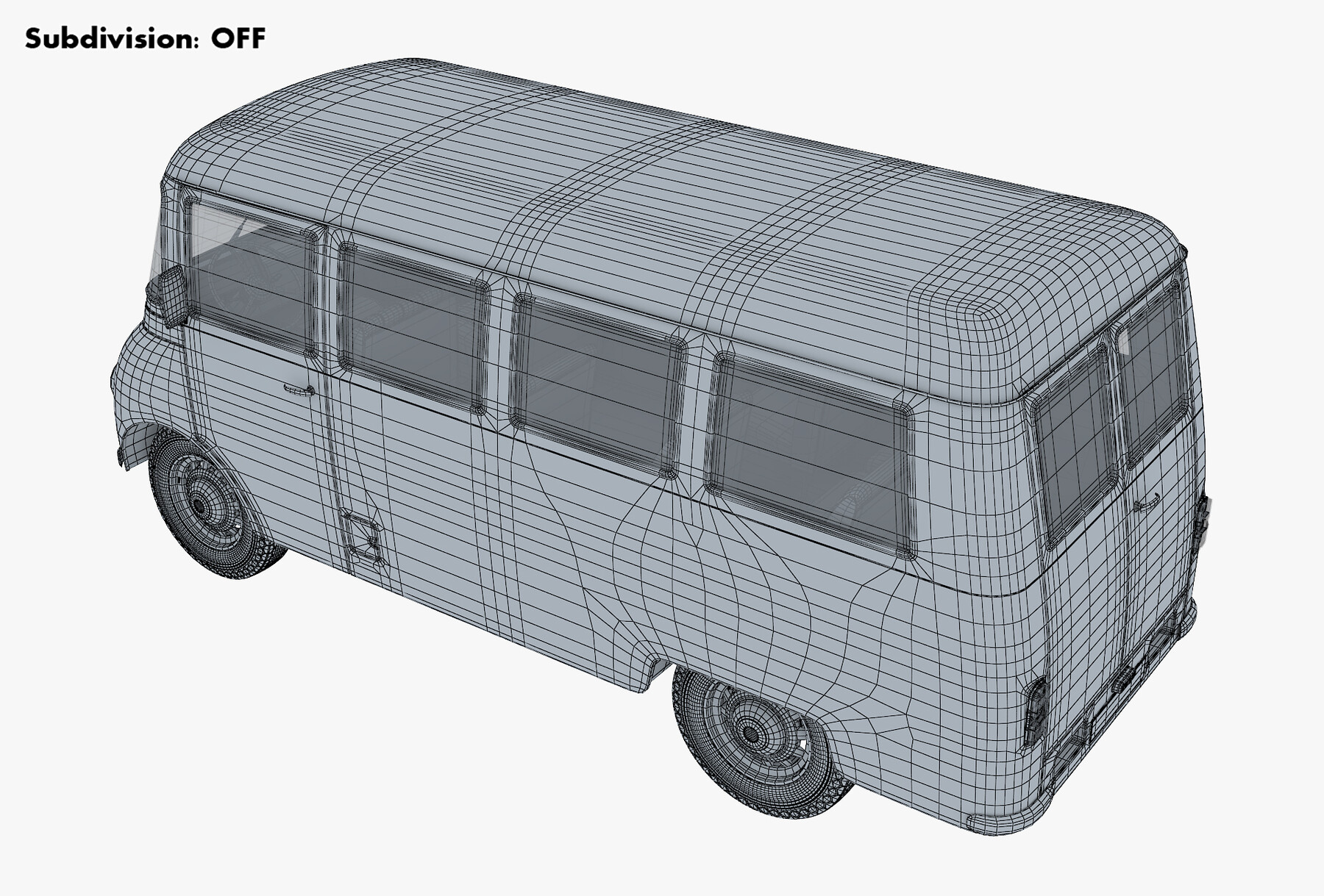 ArtStation - Generic Retro Passenger Van v 2 | Resources