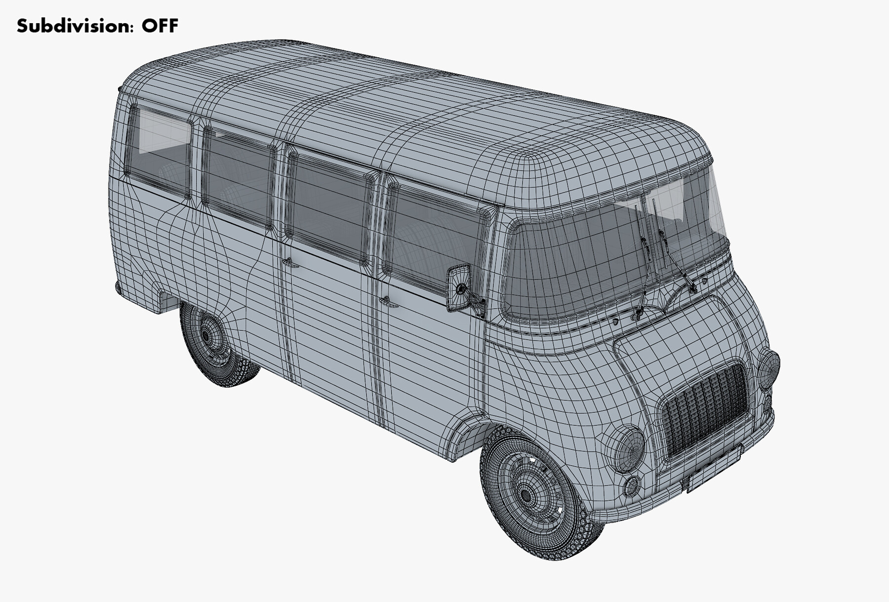 ArtStation - Generic Retro Passenger Van v 2 | Resources