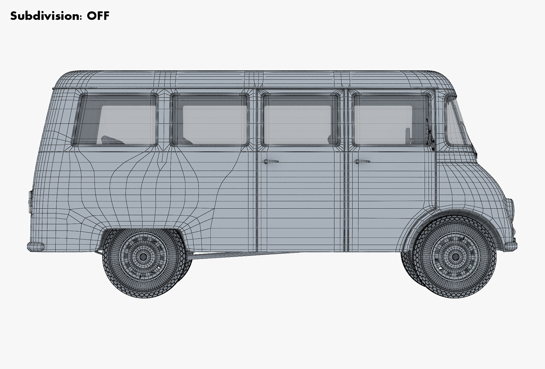 ArtStation - Generic Retro Passenger Van v 2 | Resources