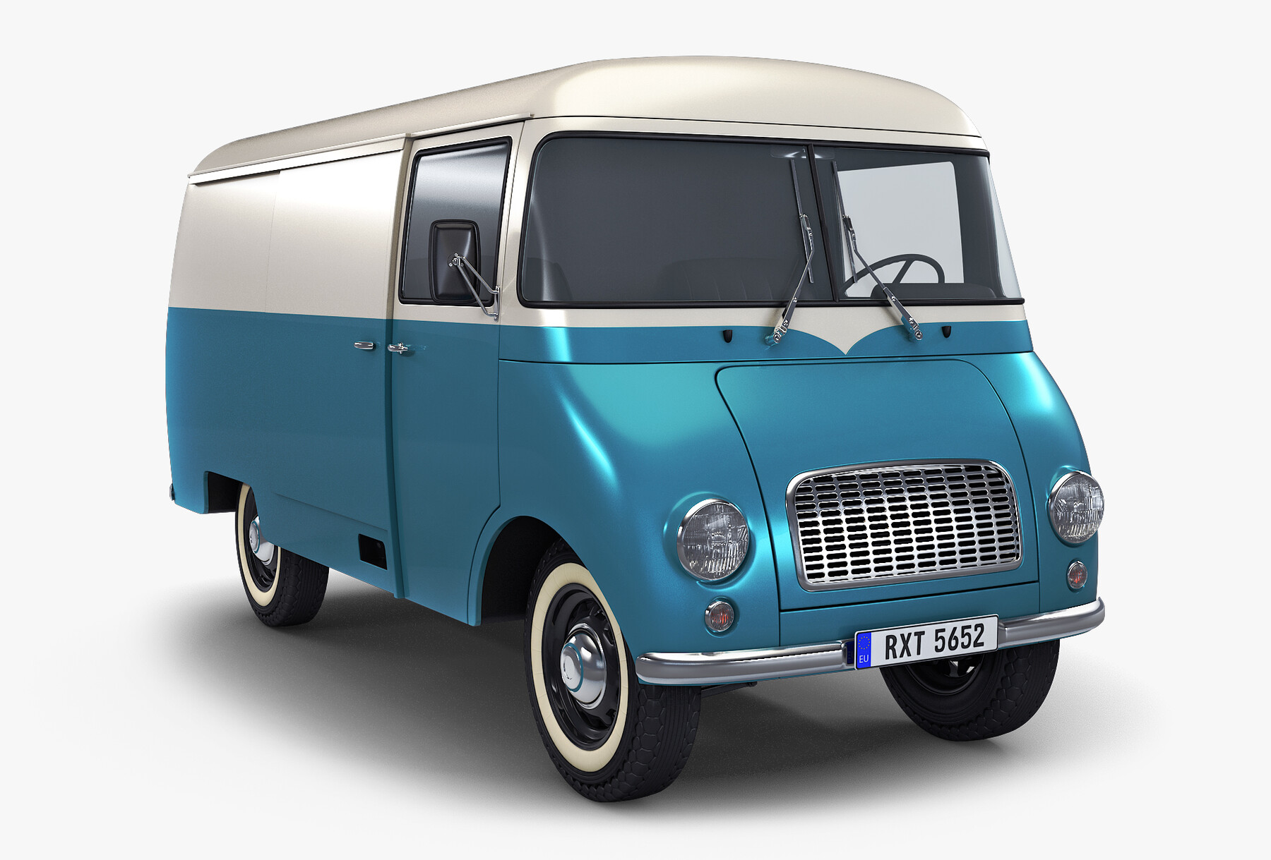 ArtStation - Generic Retro Cargo Van v 4 | Resources