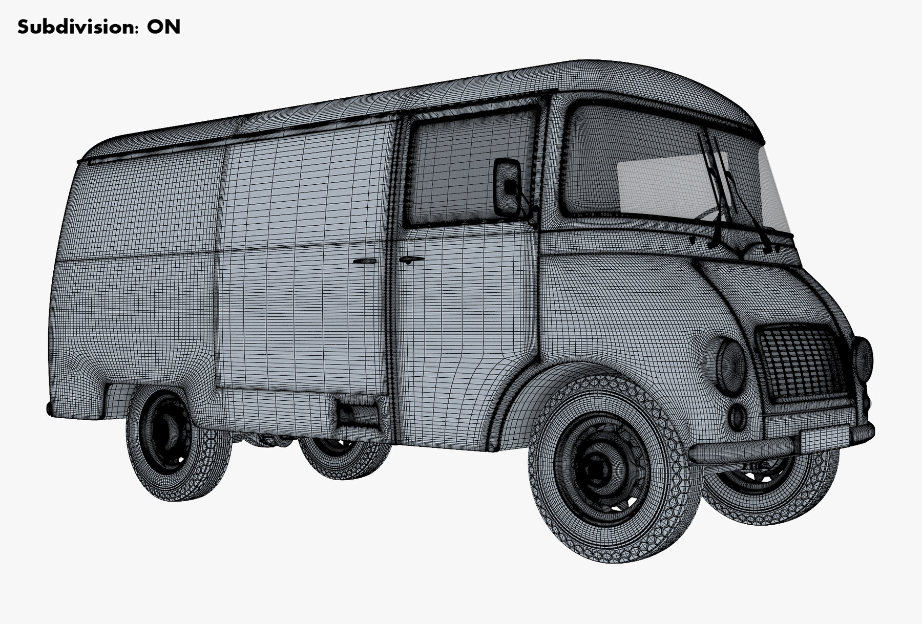 ArtStation - Generic Retro Cargo Van v 4 | Resources