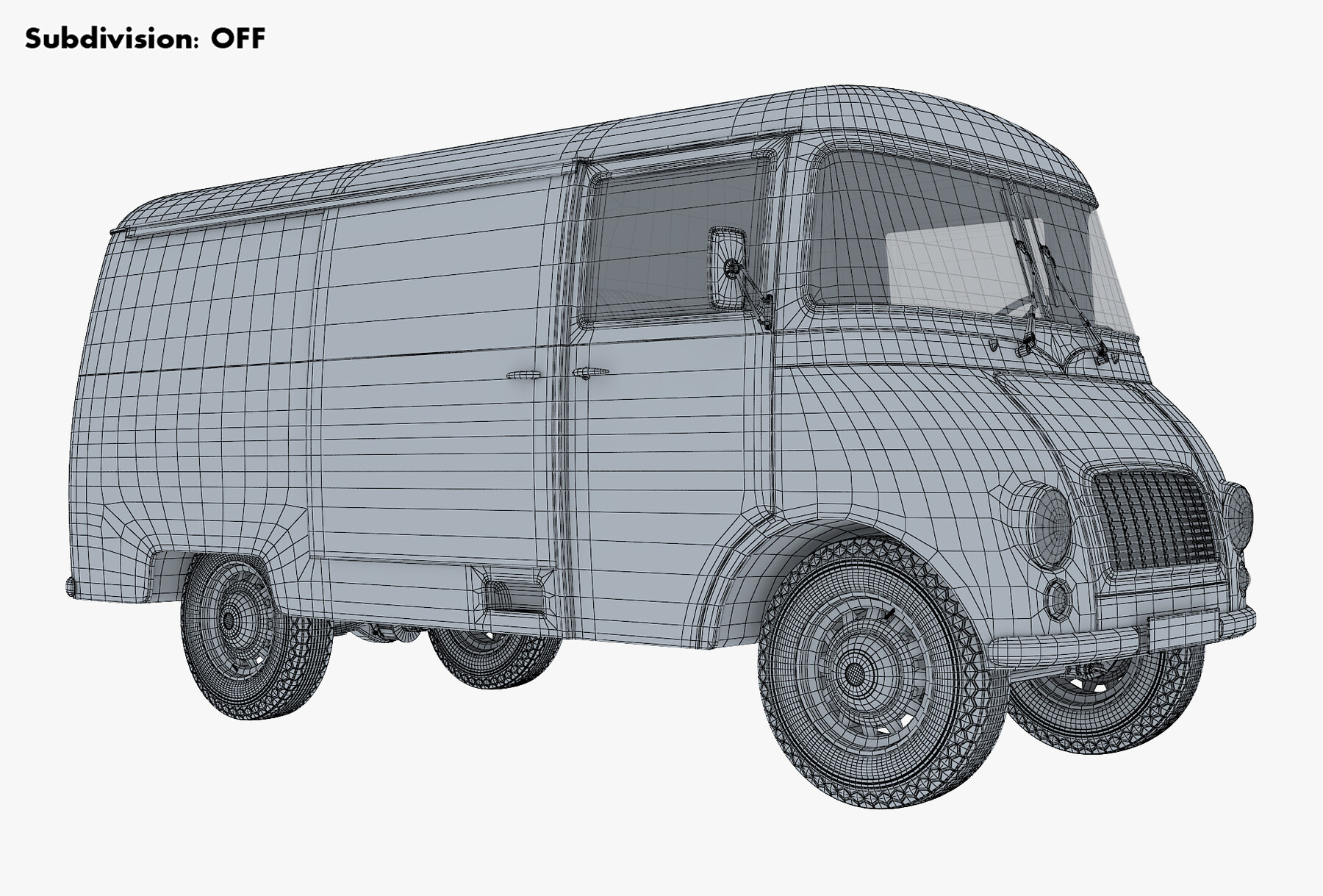 ArtStation - Generic Retro Cargo Van v 4 | Resources