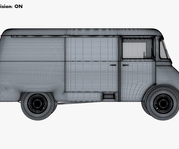 ArtStation - Generic Retro Cargo Van v 4 | Resources