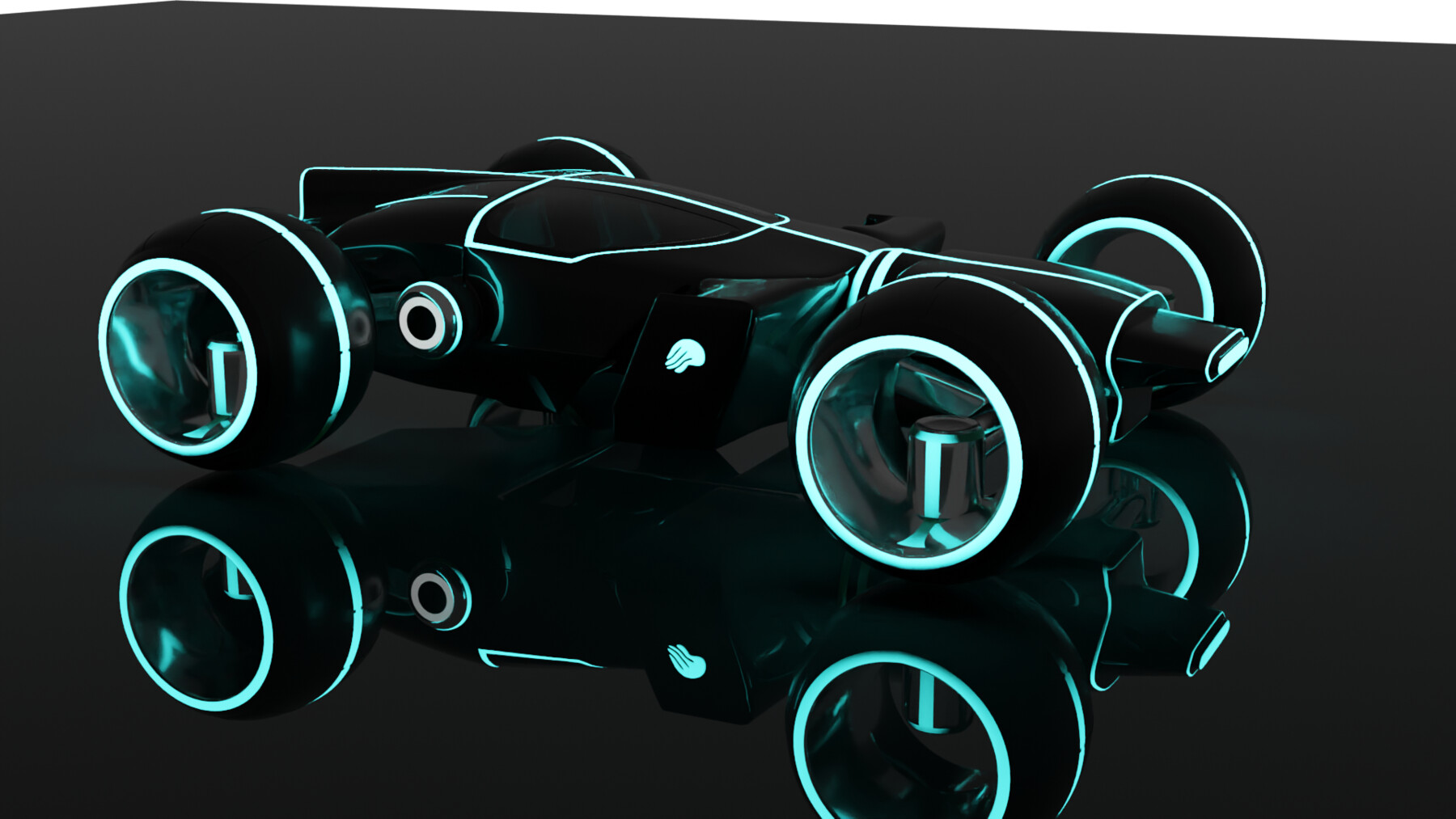 ArtStation - Tron Light Runner Sci-fi Car 3D | Game Assets