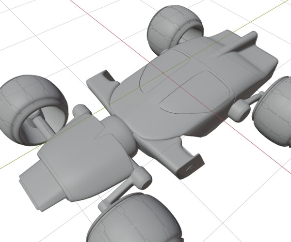 ArtStation - Tron Light Runner Sci-fi Car 3D | Game Assets