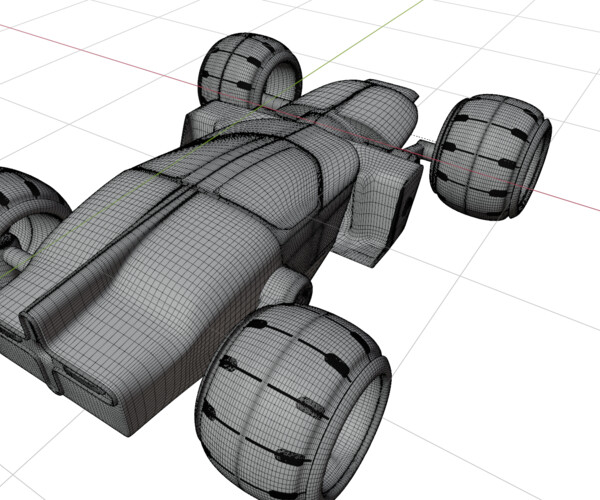 ArtStation - Tron Light Runner Sci-fi Car 3D | Game Assets