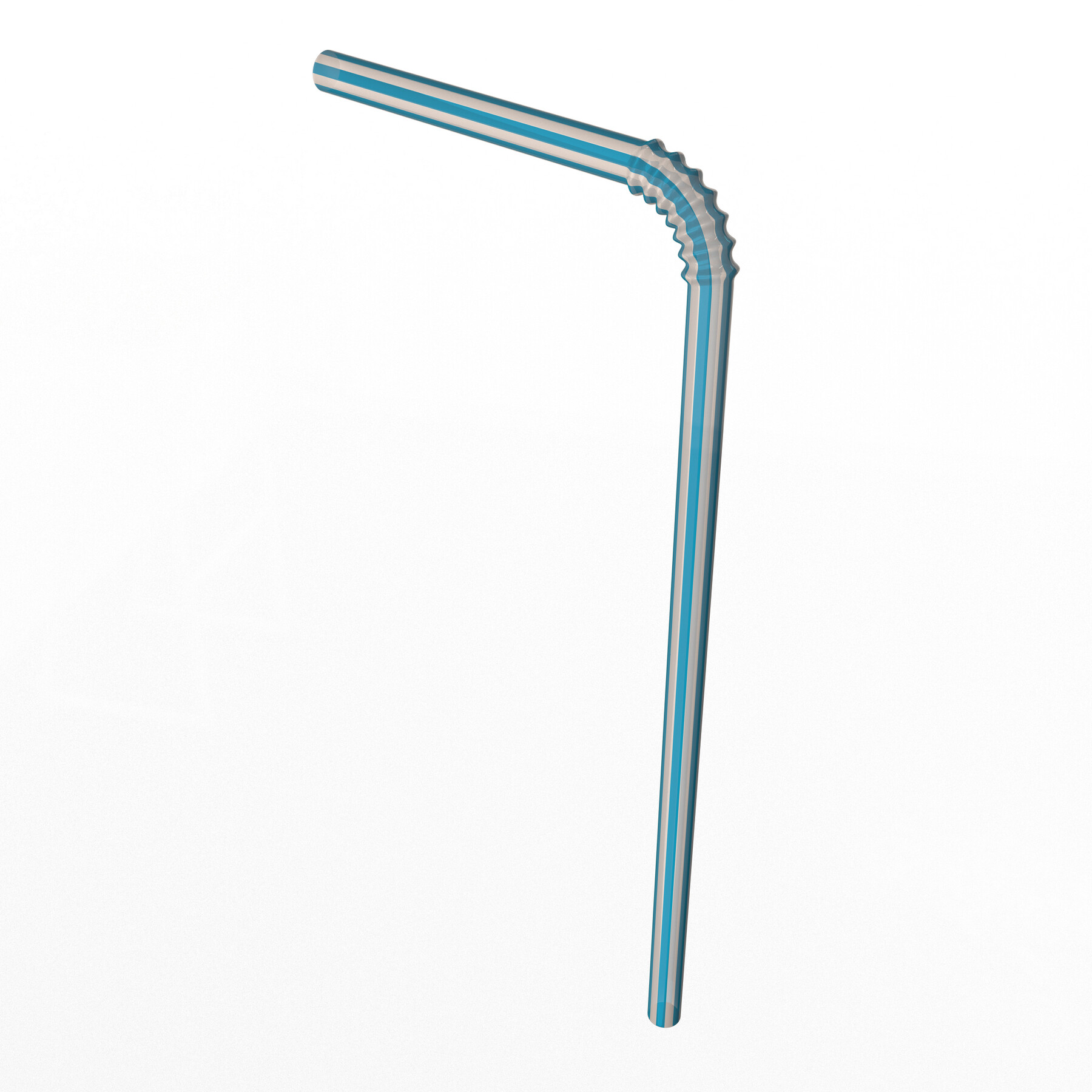 ArtStation - Flexible Plastic Straw Striped | Resources