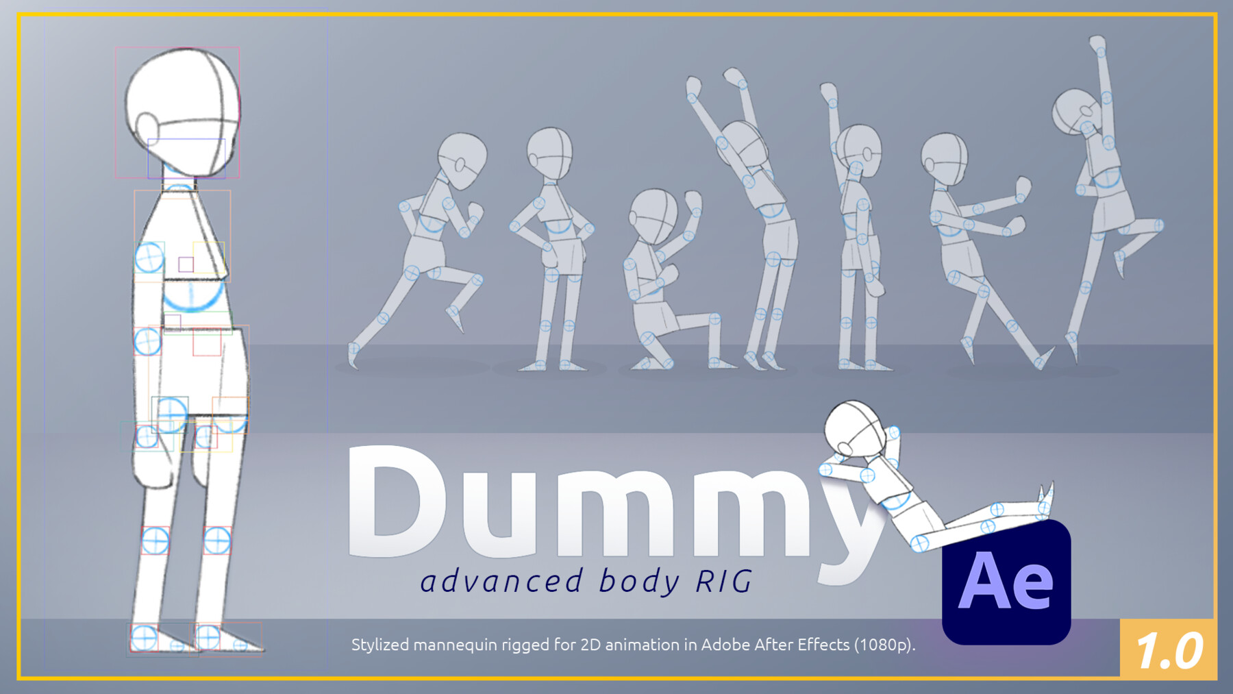 ArtStation - Dummy - Advanced body RIG | AE | Resources