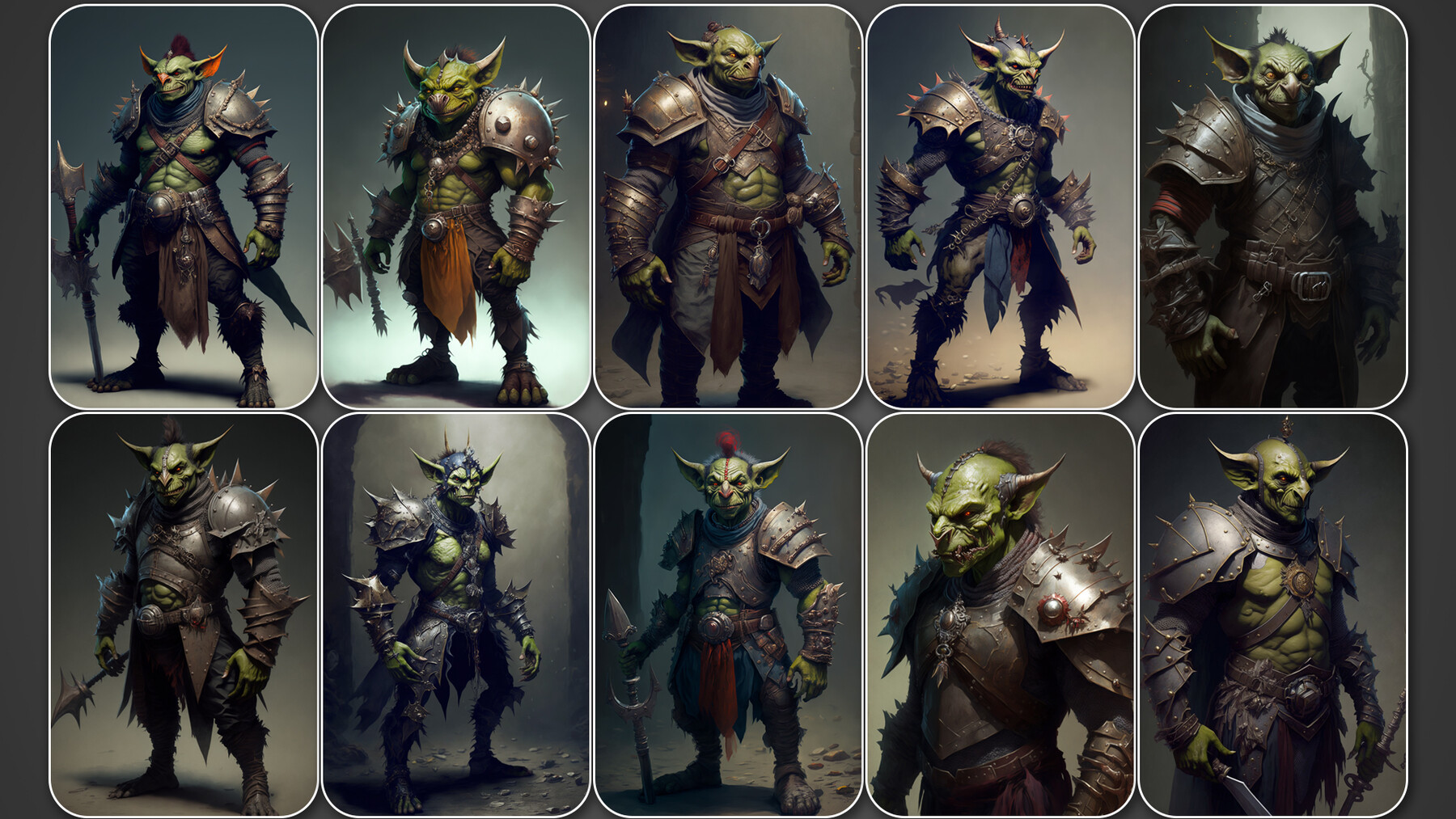 ArtStation - 200 Goblin-Concept Reference Pack Vol.01 | Artworks