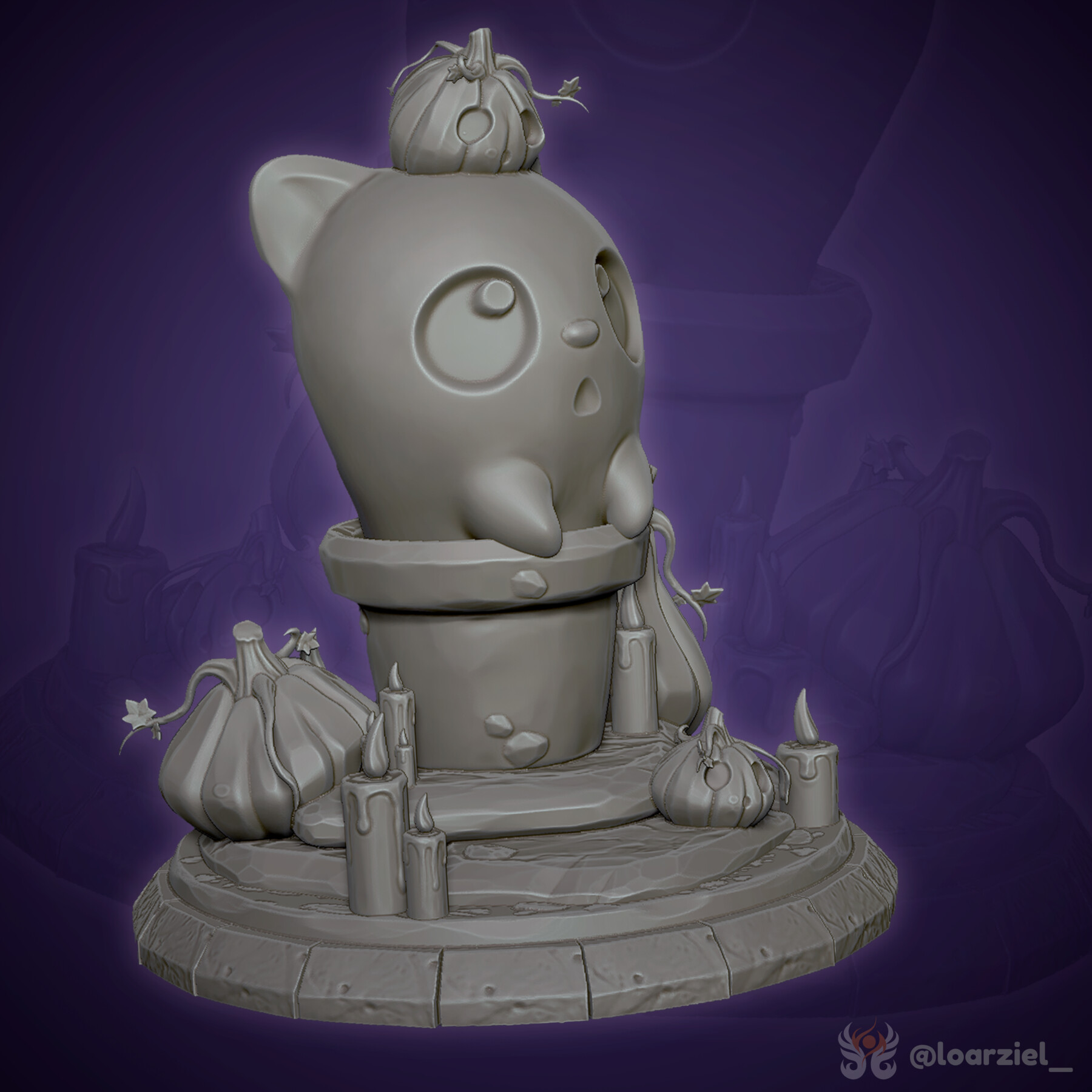 ArtStation - Spooky Ghost 3D Miniature [.STL] | Resources