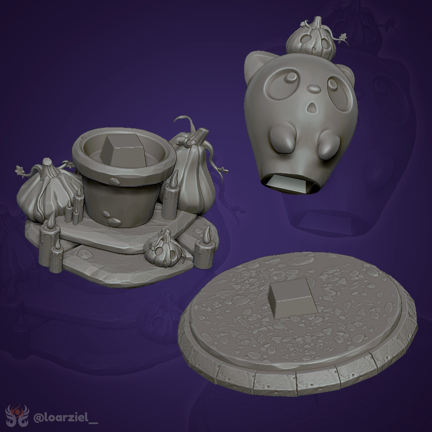 ArtStation - Spooky Ghost 3D Miniature [.STL] | Resources