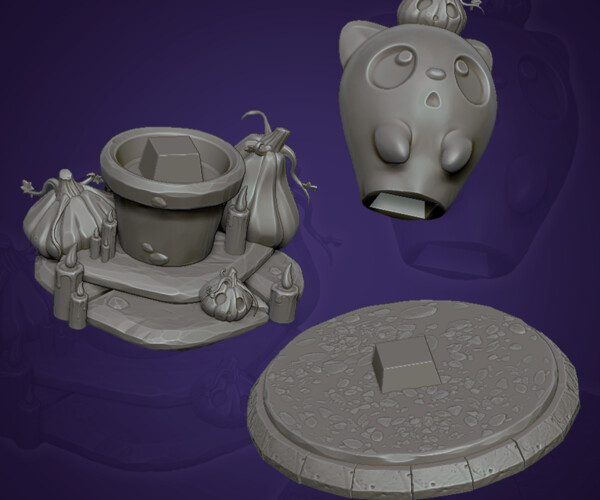 ArtStation - Spooky Ghost 3D Miniature [.STL] | Resources