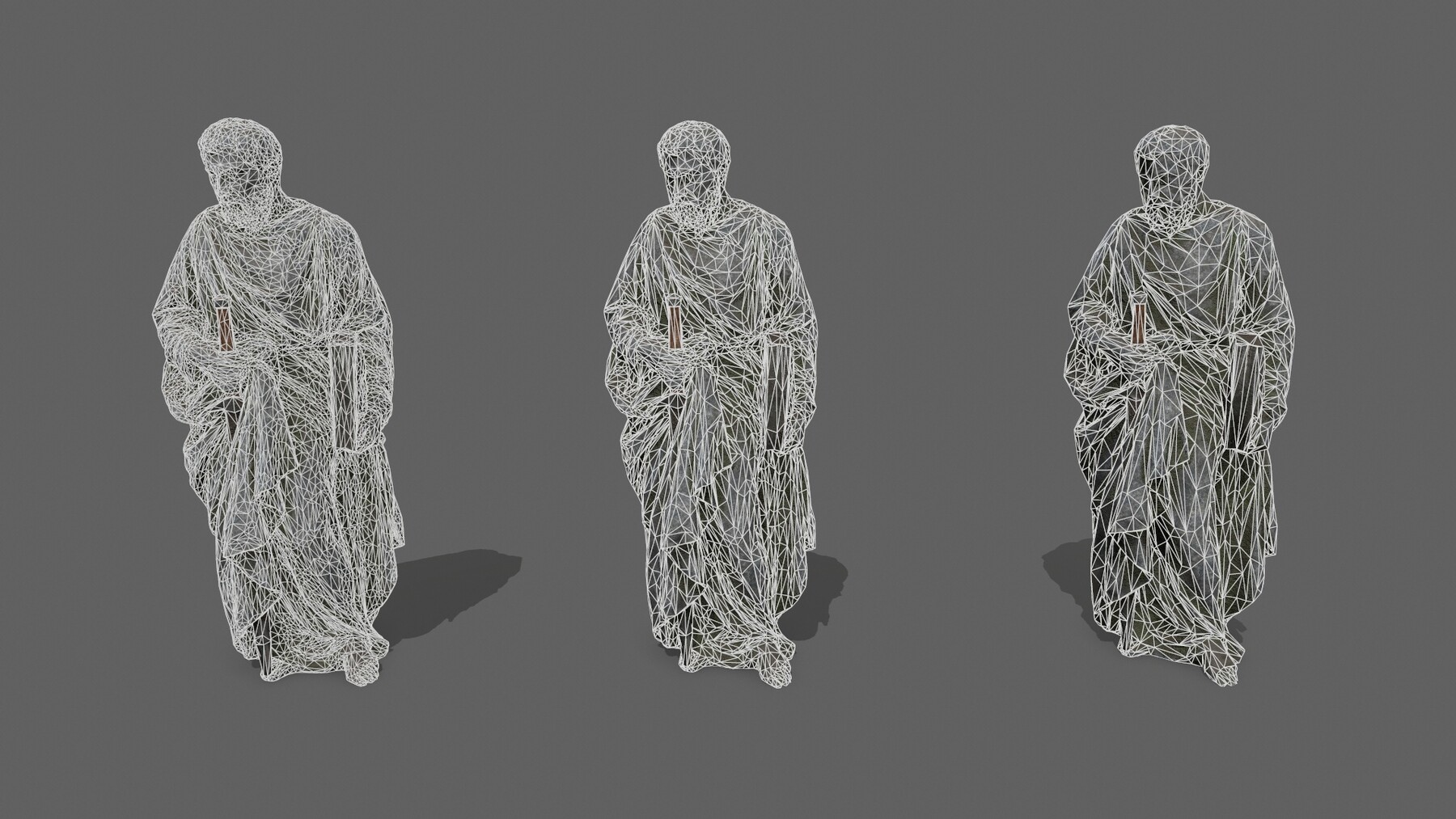 ArtStation - Old Man Statue 2 | Game Assets