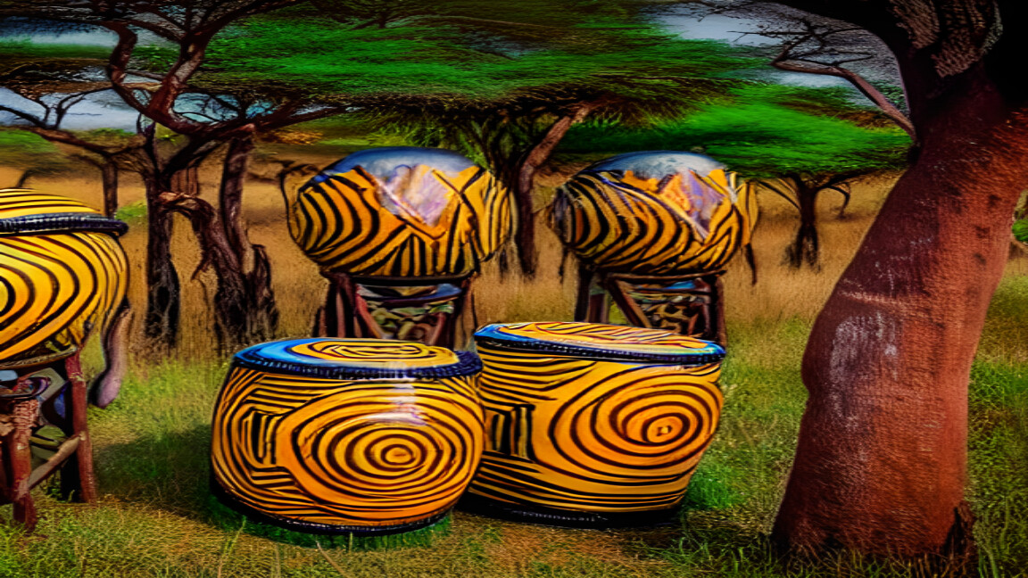 ArtStation - Percussion Instruments In A Safari Park | Artworks