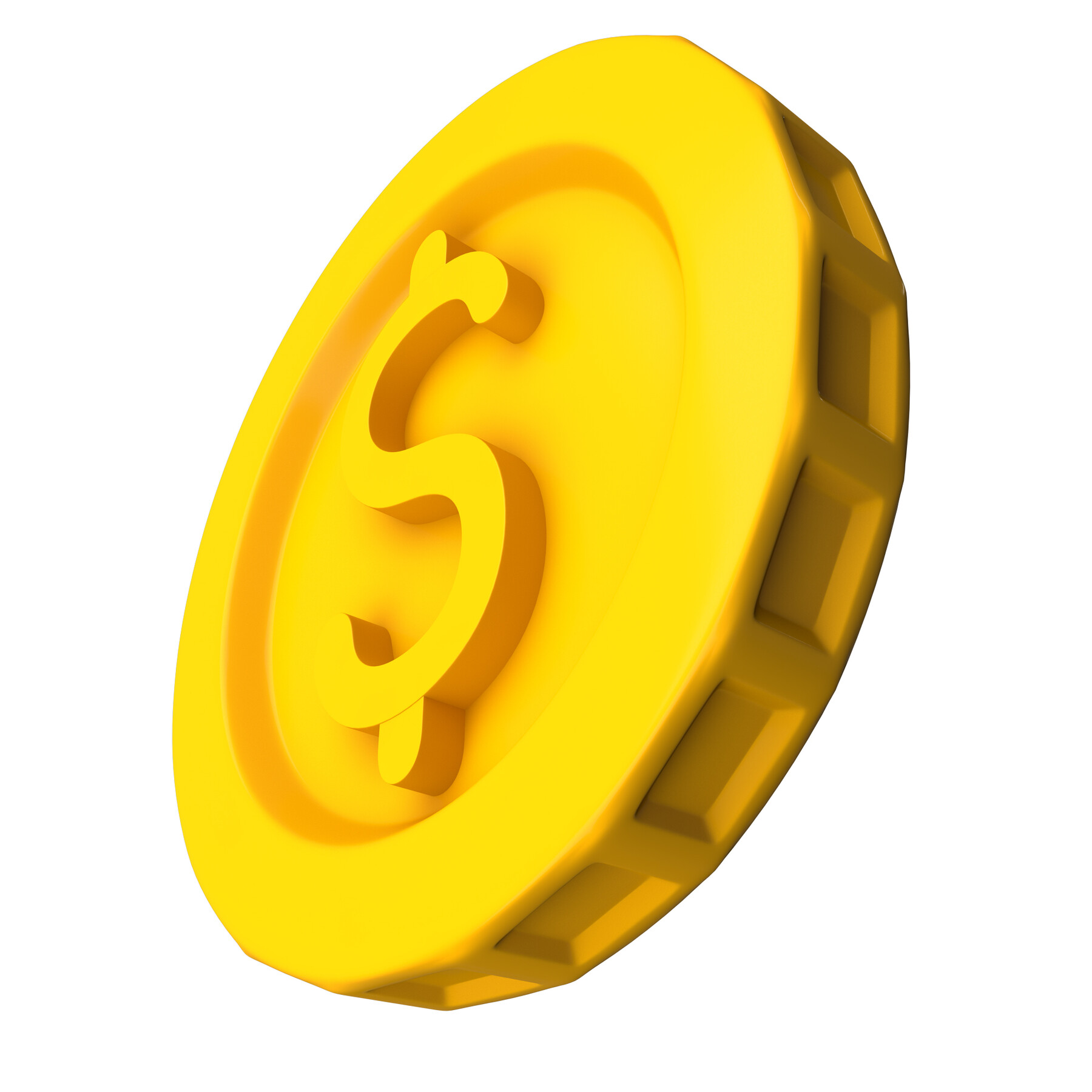 ArtStation - Golden Dollar Coin Cartoon | Resources