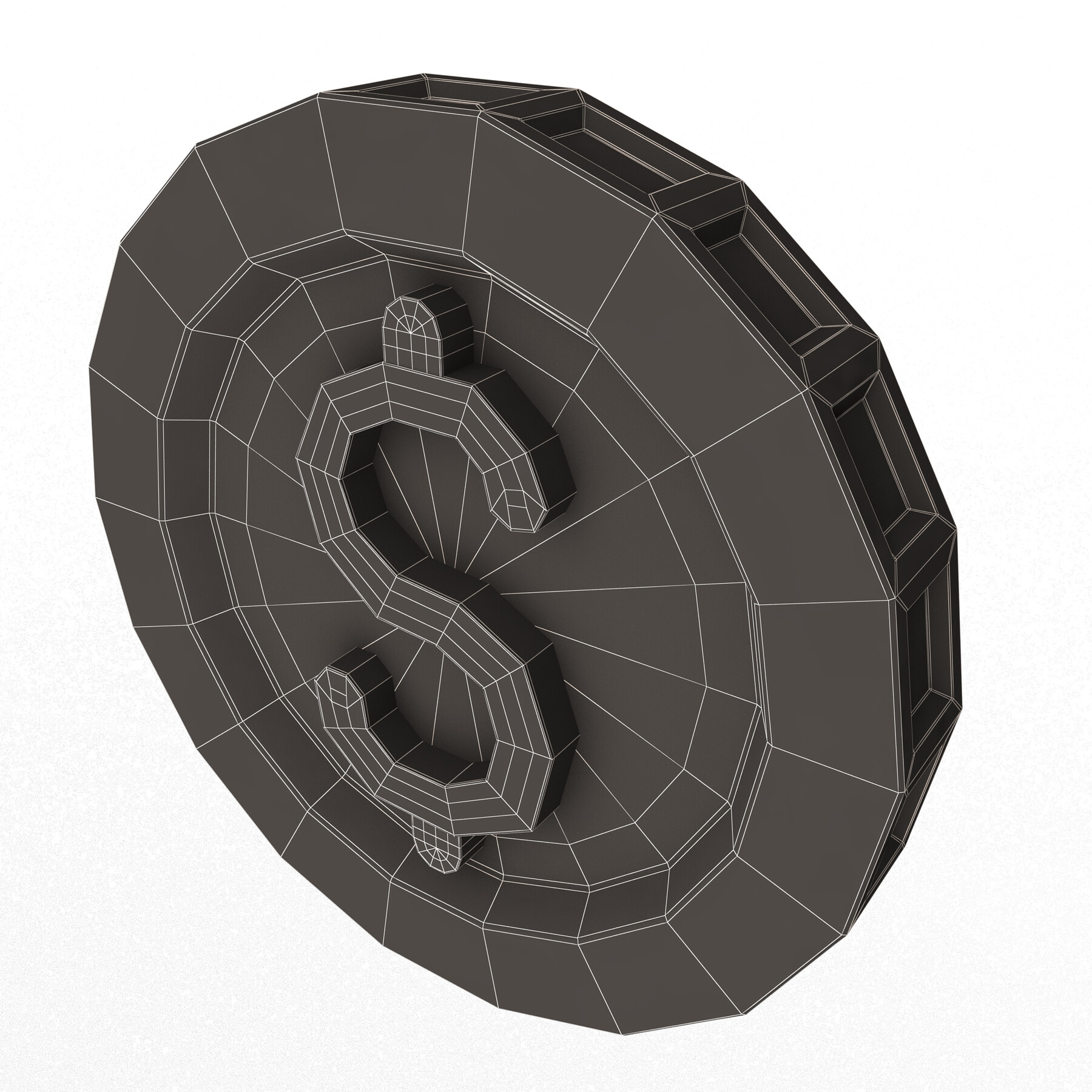 ArtStation - Golden Dollar Coin Cartoon | Resources