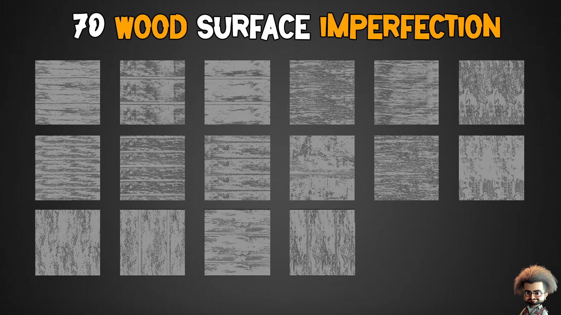 ArtStation - 70 Wood Surface Imperfection + Zbrush Pattern Brushes ...