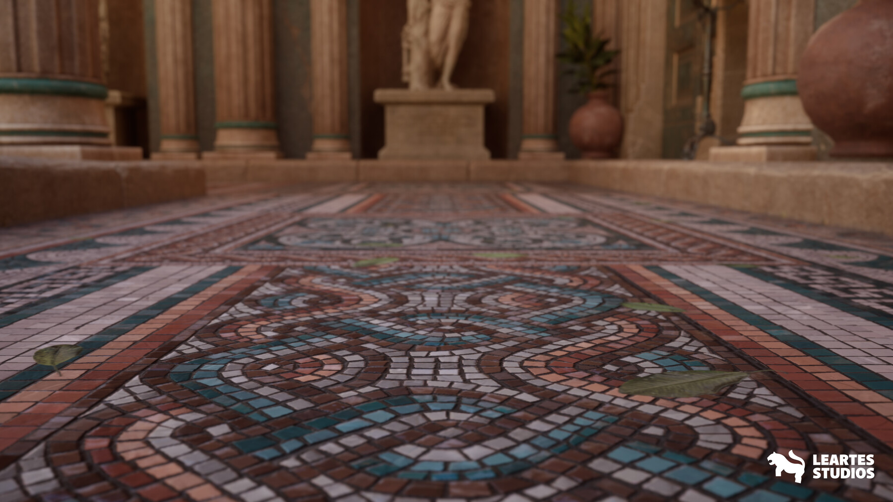 ArtStation - Neptune's Roman Bath | Game Assets