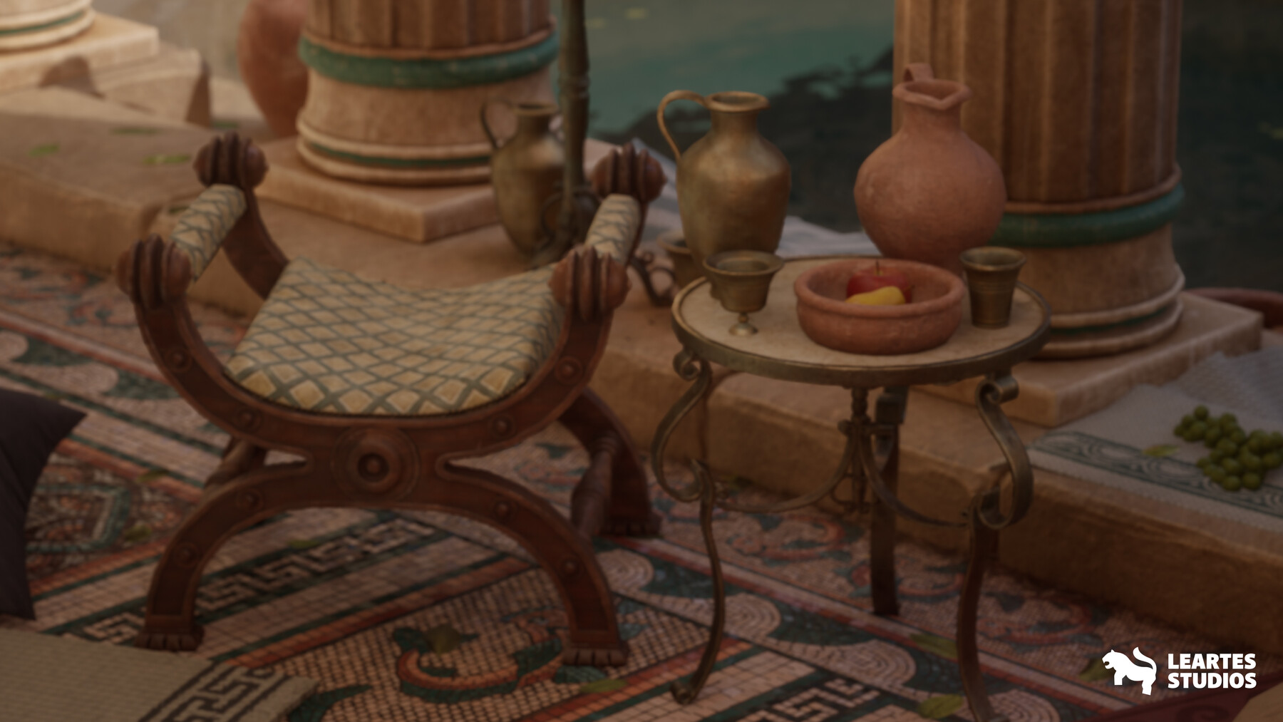 ArtStation - Neptune's Roman Bath | Game Assets