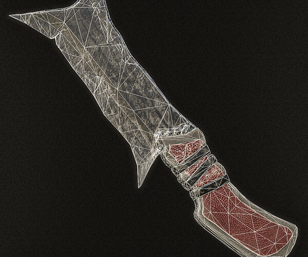 ArtStation - Detailed Dagger PBR | Game Assets